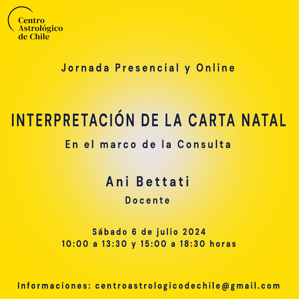 Interpretación de la Carta Natal - Centro Astrológico de Chile